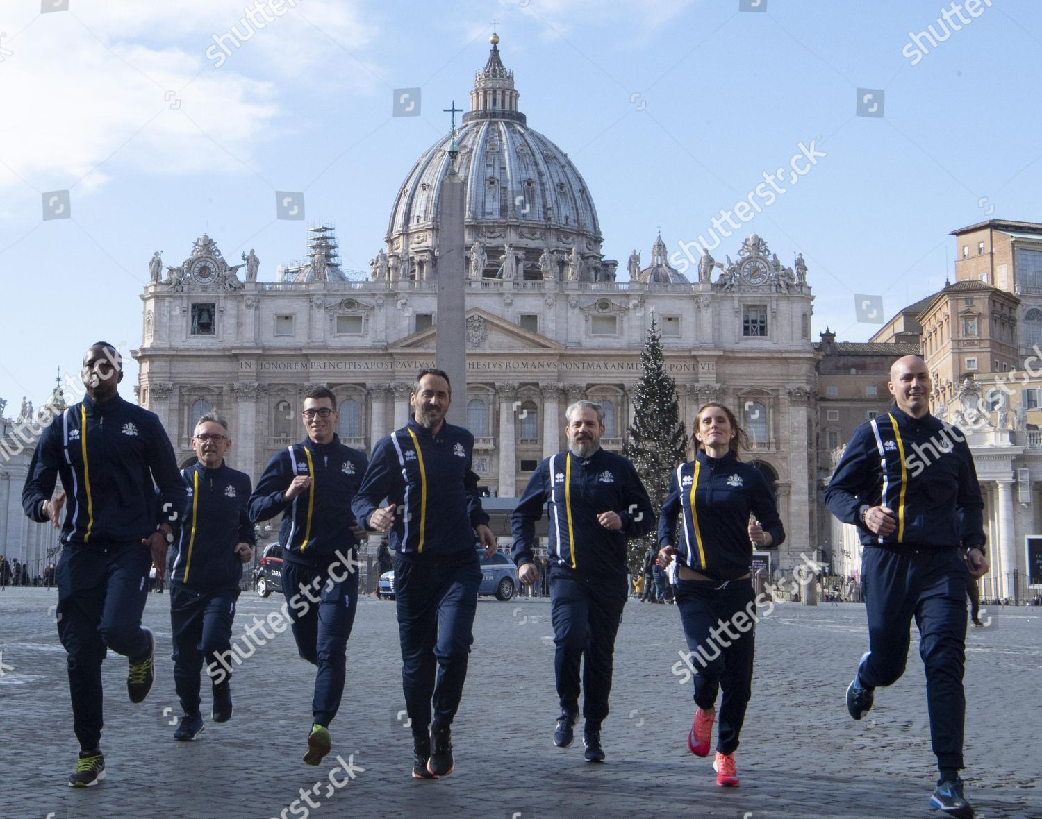Members Vatican Athletics Team Run Media Editorial Stock Photo - Stock ...