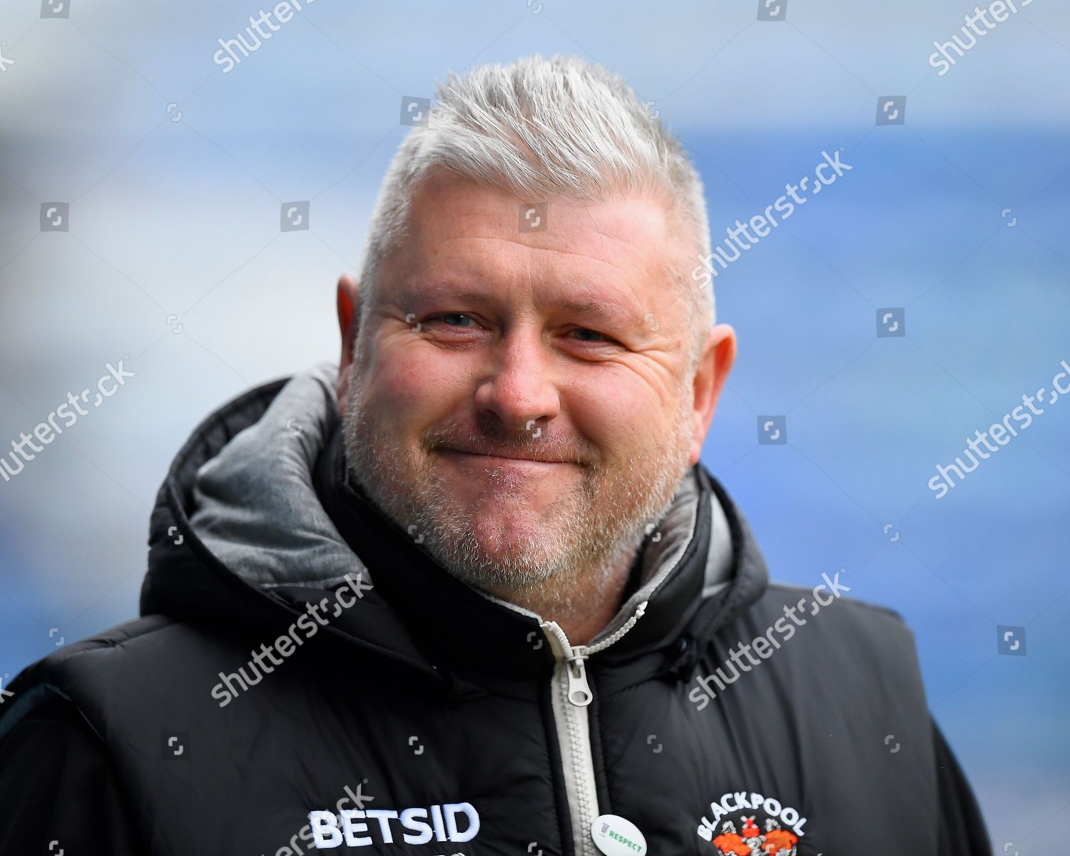 Blackpool Manager Terry Mcphillips During Portsmouth Editorial Stock ...