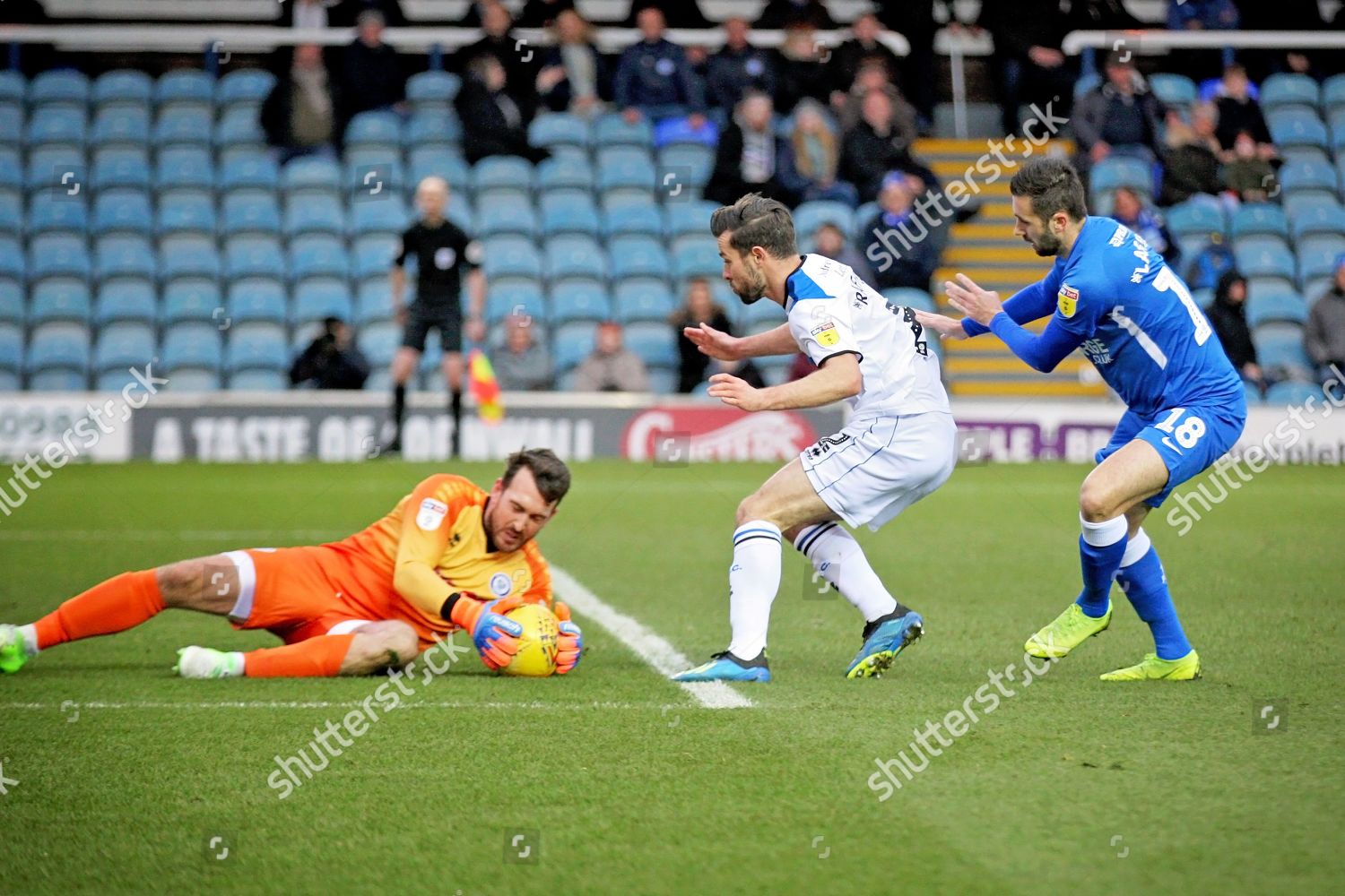 Peterborough Utds Daniel Lafferty 18 Trying Editorial Stock Photo ...