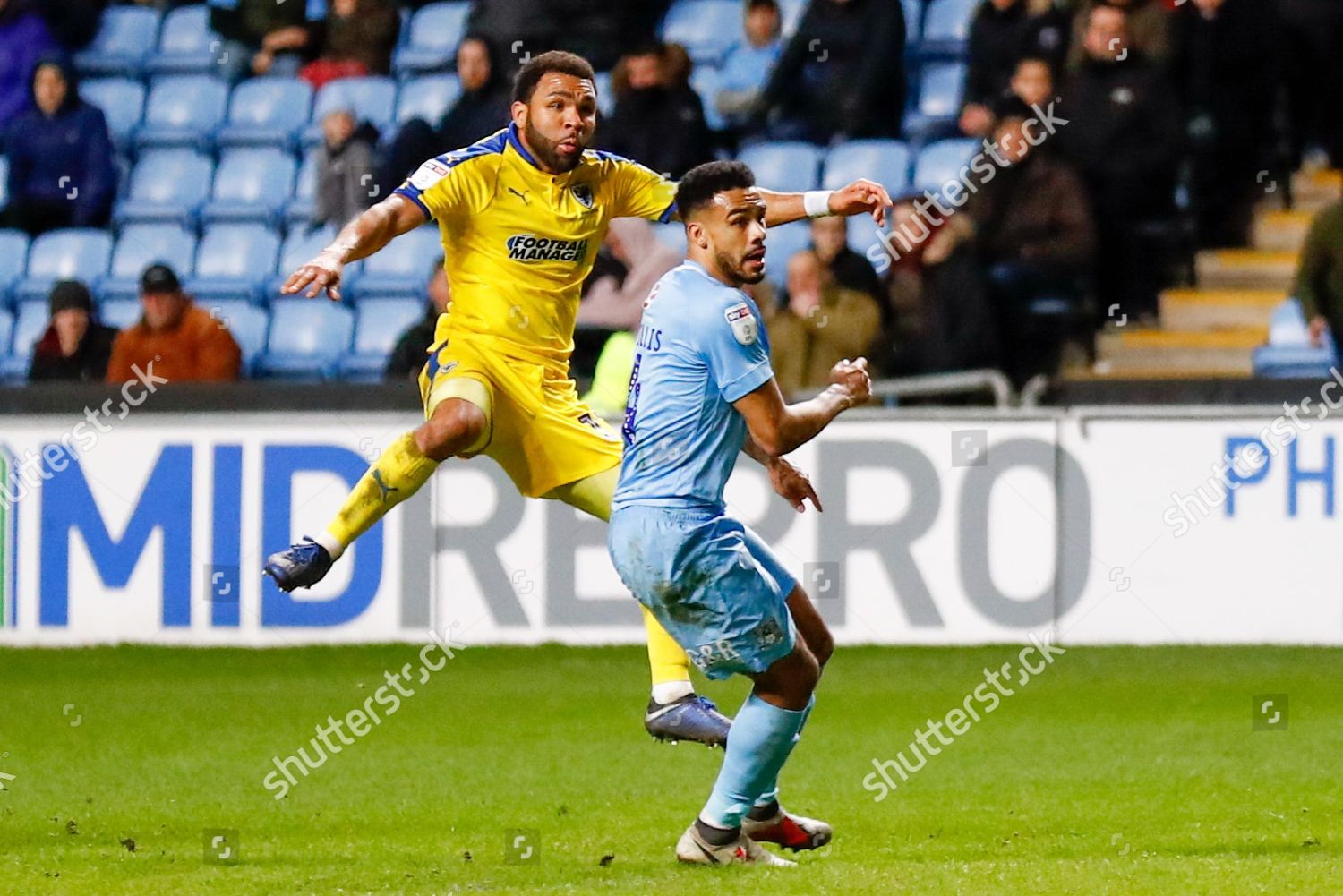 Wimbledon Midfielder Andy Barcham 17 Shot Editorial Stock Photo - Stock ...