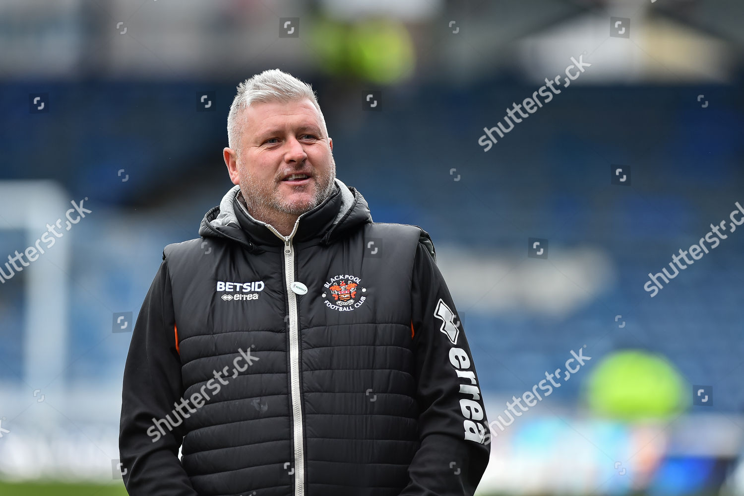 Blackpool Manager Terry Mcphillips During Efl Editorial Stock Photo ...