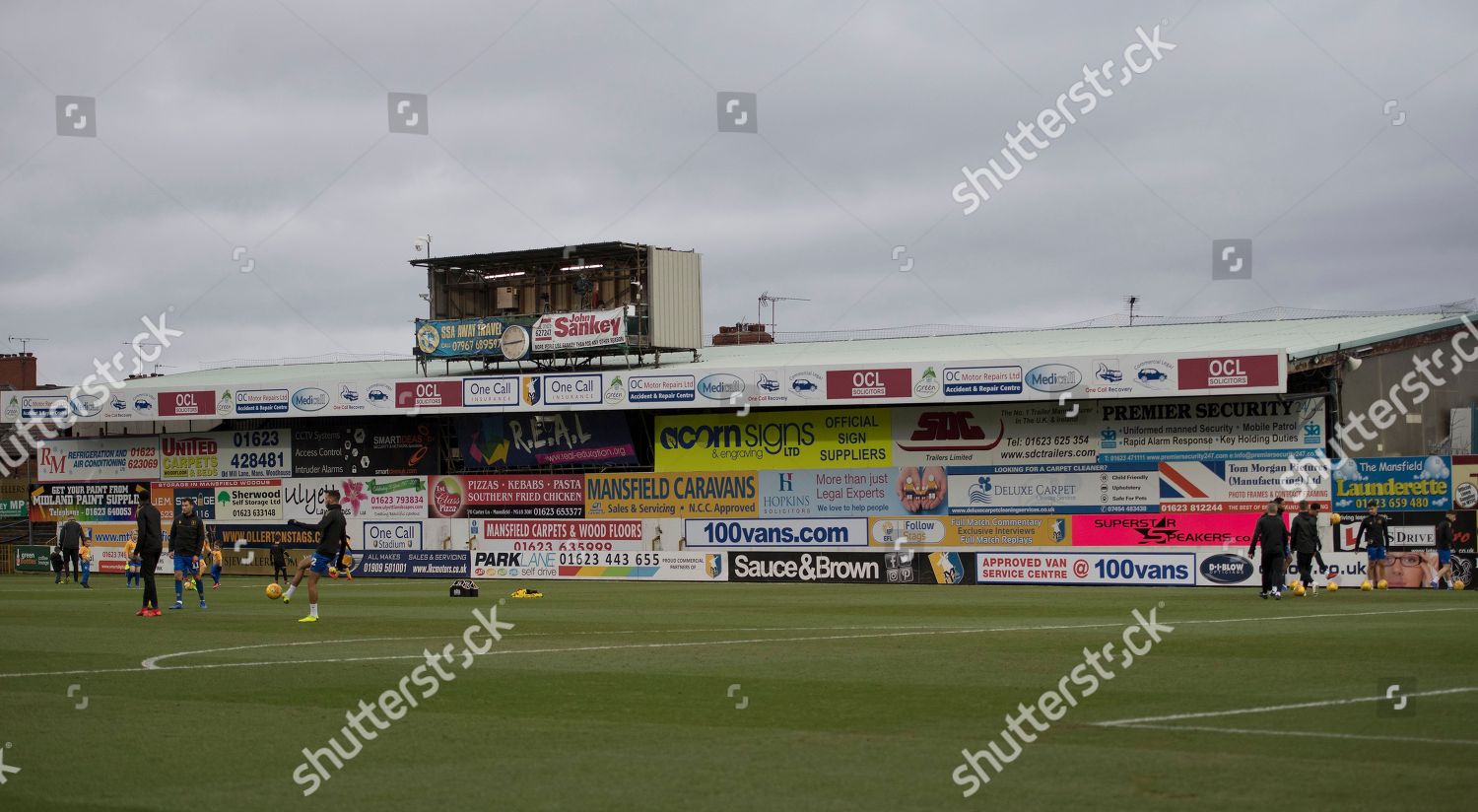 Bishop Street Stand Mansfield Town Which Editorial Stock Photo - Stock ...