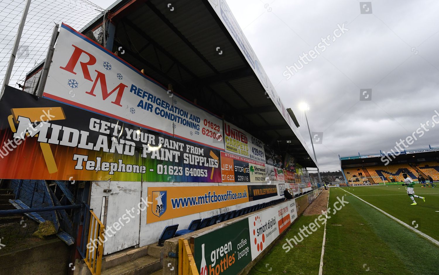 Bishop Street Stand Mansfield Town Which Editorial Stock Photo - Stock ...