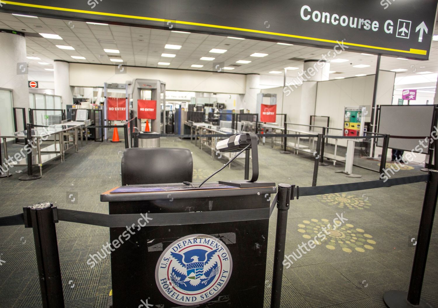 Entrance Miami International Airports Terminal G Editorial Stock Photo ...