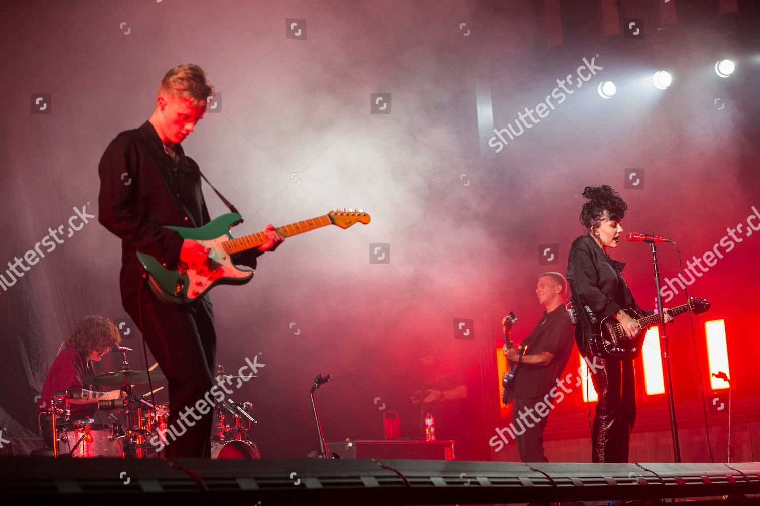 Pale Waves Ciara Doran Hugo Silvani Editorial Stock Photo - Stock Image ...