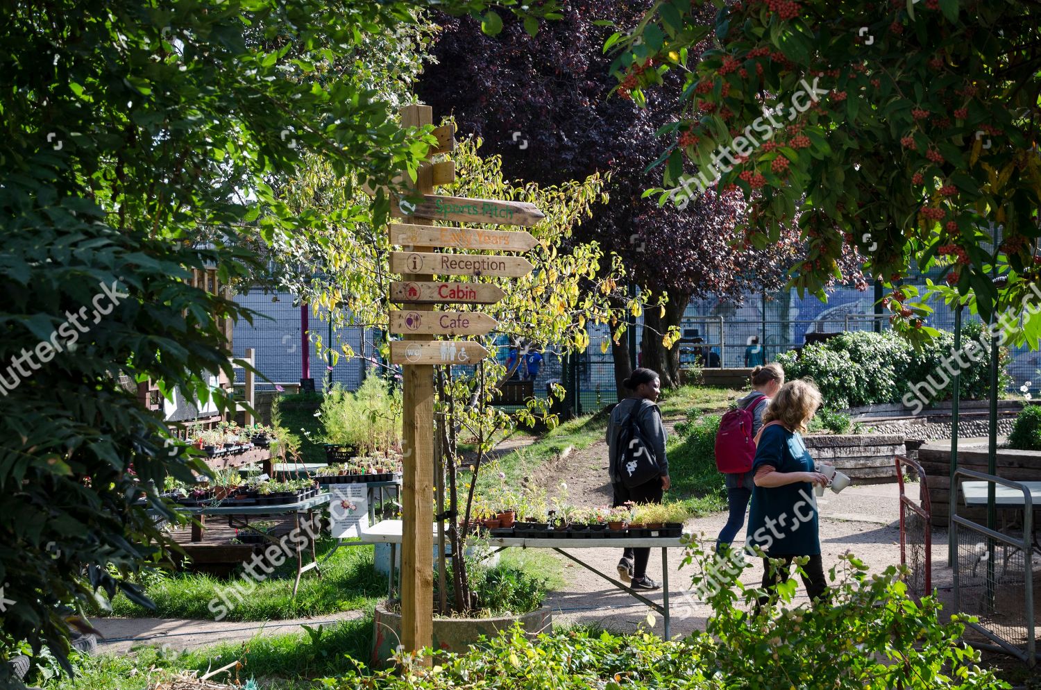 Calthorpe Project Community Garden Kings Cross Editorial Stock Photo ...