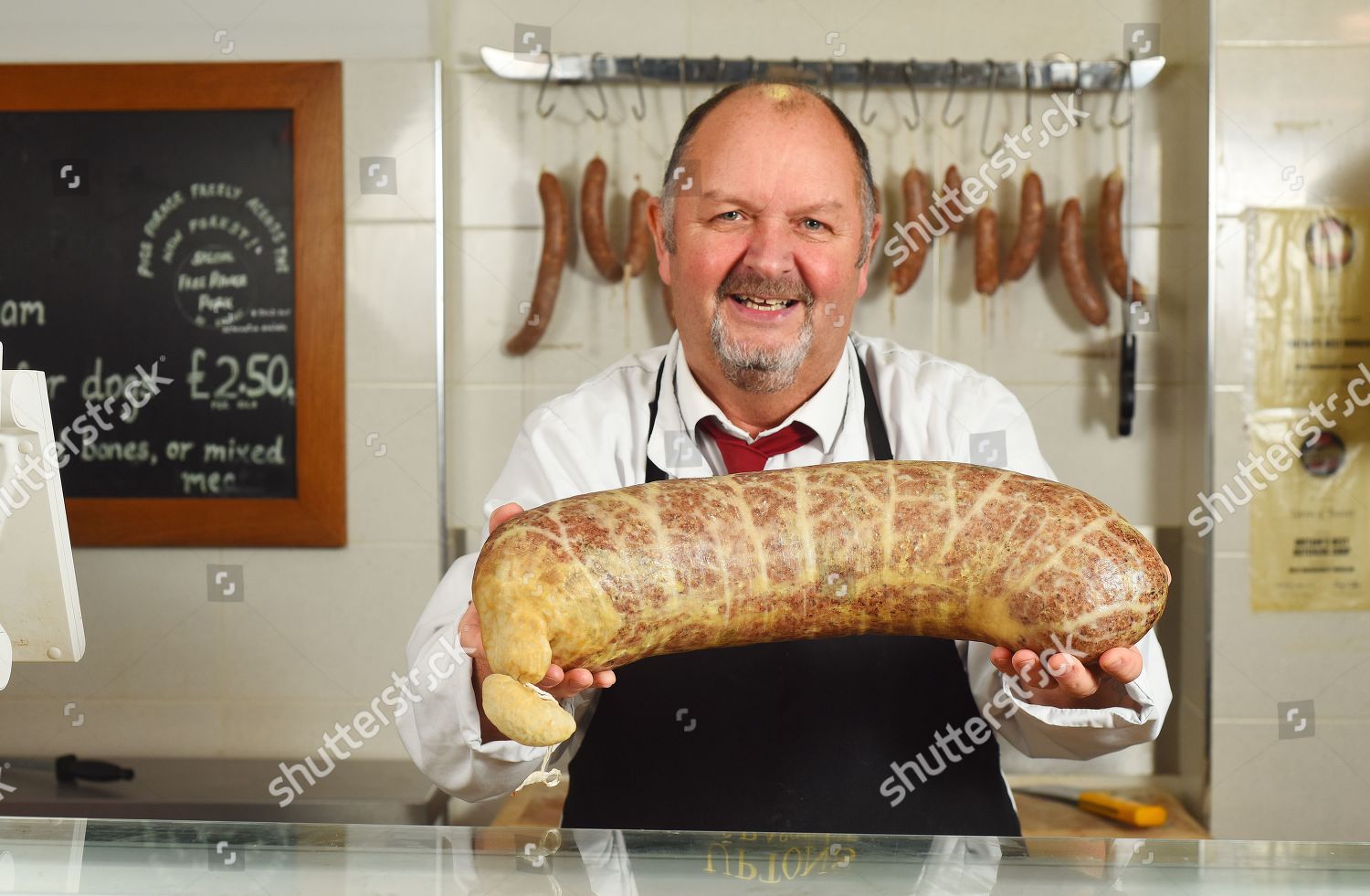 Butcher Adrian Robert Mclaughlin One Haggis Editorial Stock Photo ...
