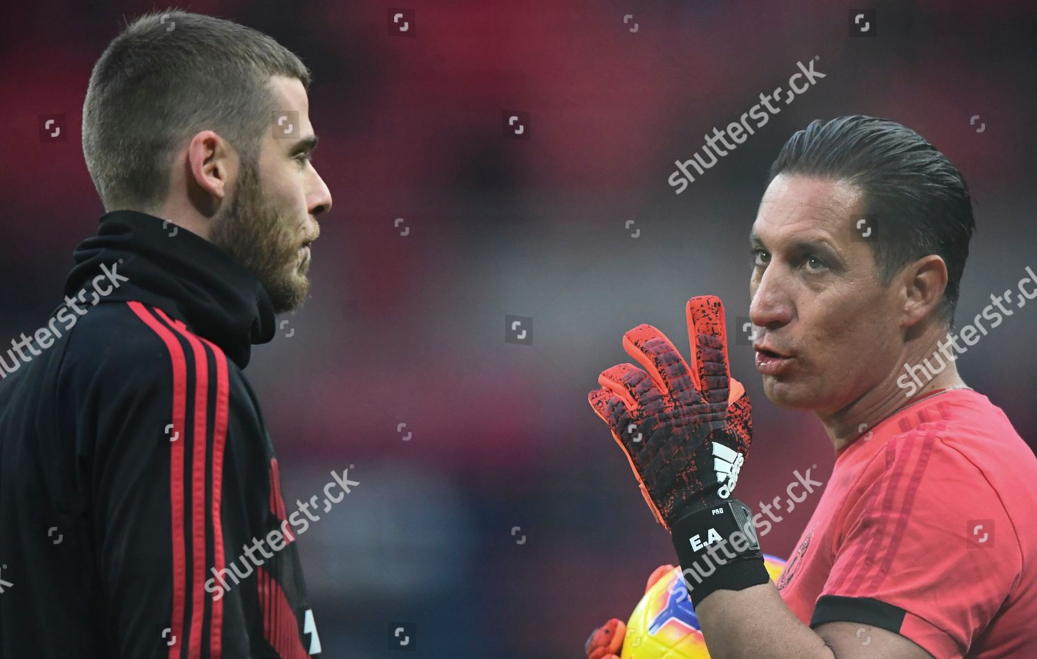 Manchester United Goalkeeping Coach Emilio Alvarez Editorial Stock ...