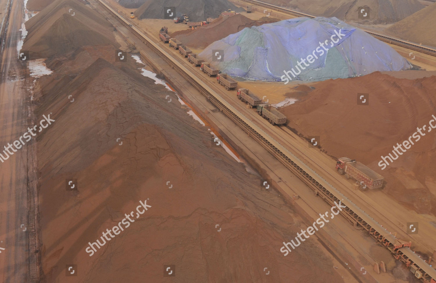 Iron Ore Storage Editorial Stock Photo - Stock Image | Shutterstock