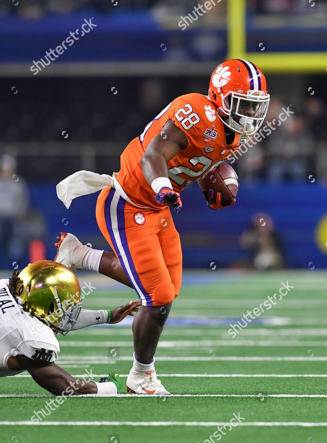 Arlington Txclemson Running Back Tavien Feaster Editorial Stock Photo ...