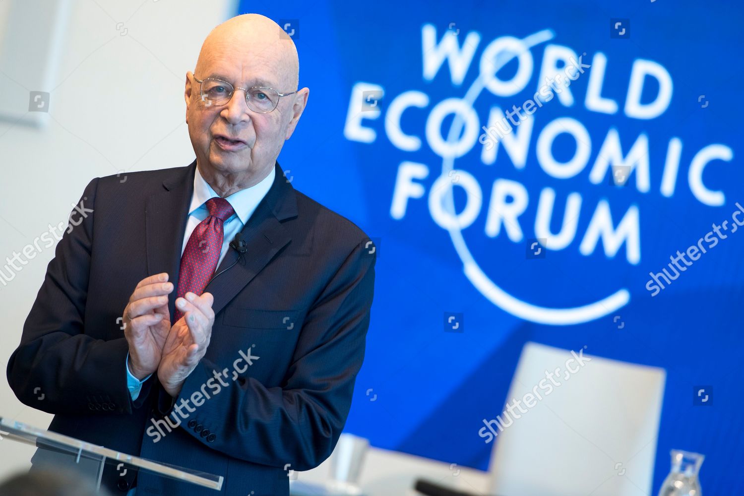 German Klaus Schwab Founder Executive Chairman Editorial Stock Photo ...