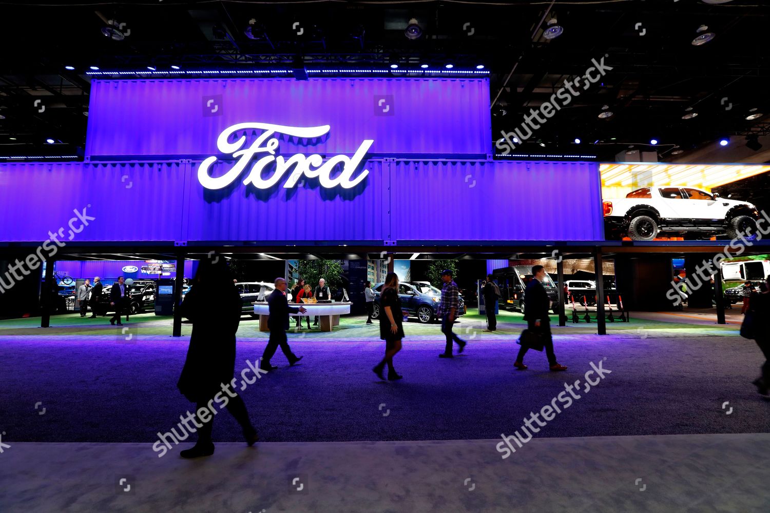 Ford Signage North American International Auto Editorial Stock Photo ...