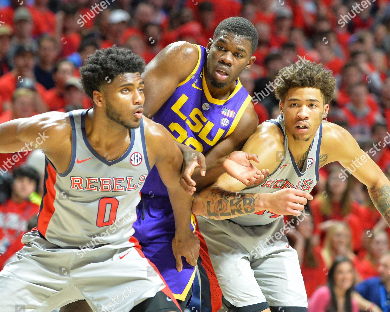 Lsu Forward Darius Days 22 Stands Editorial Stock Photo - Stock Image ...