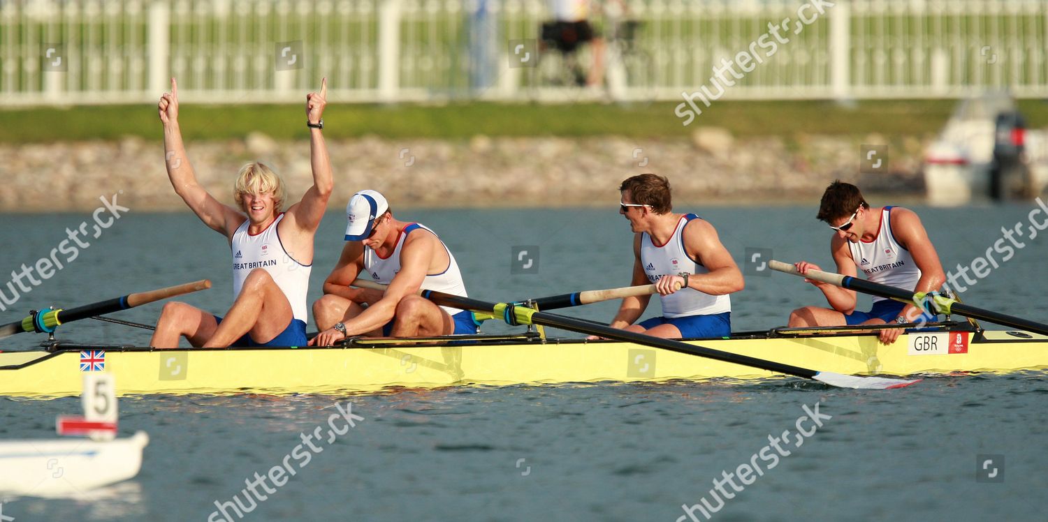 Gb Rowing Four Andy Hodge Peter Editorial Stock Photo - Stock Image ...