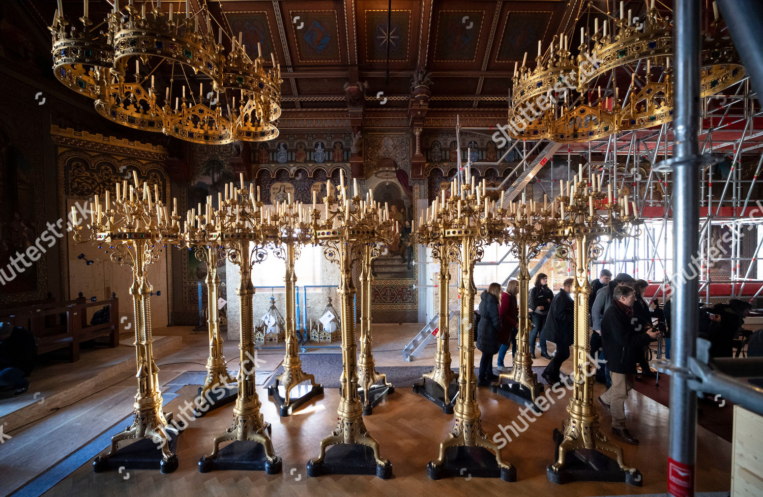 Visitors View Hall Singers Neuschwanstein Castle Editorial Stock Photo ...