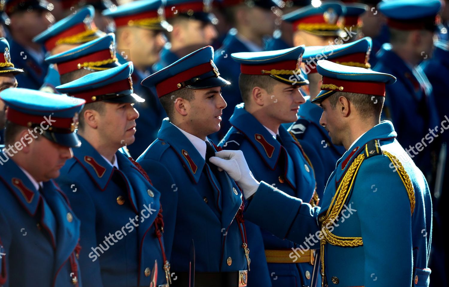 Serbian Honour Guards Prepare Welcoming Ceremony Editorial Stock Photo ...