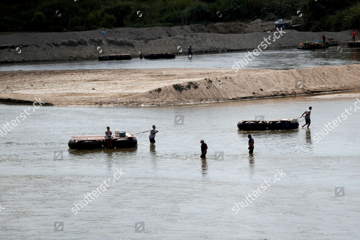 View Suchiate River Border Bridge Between Editorial Stock Photo - Stock ...
