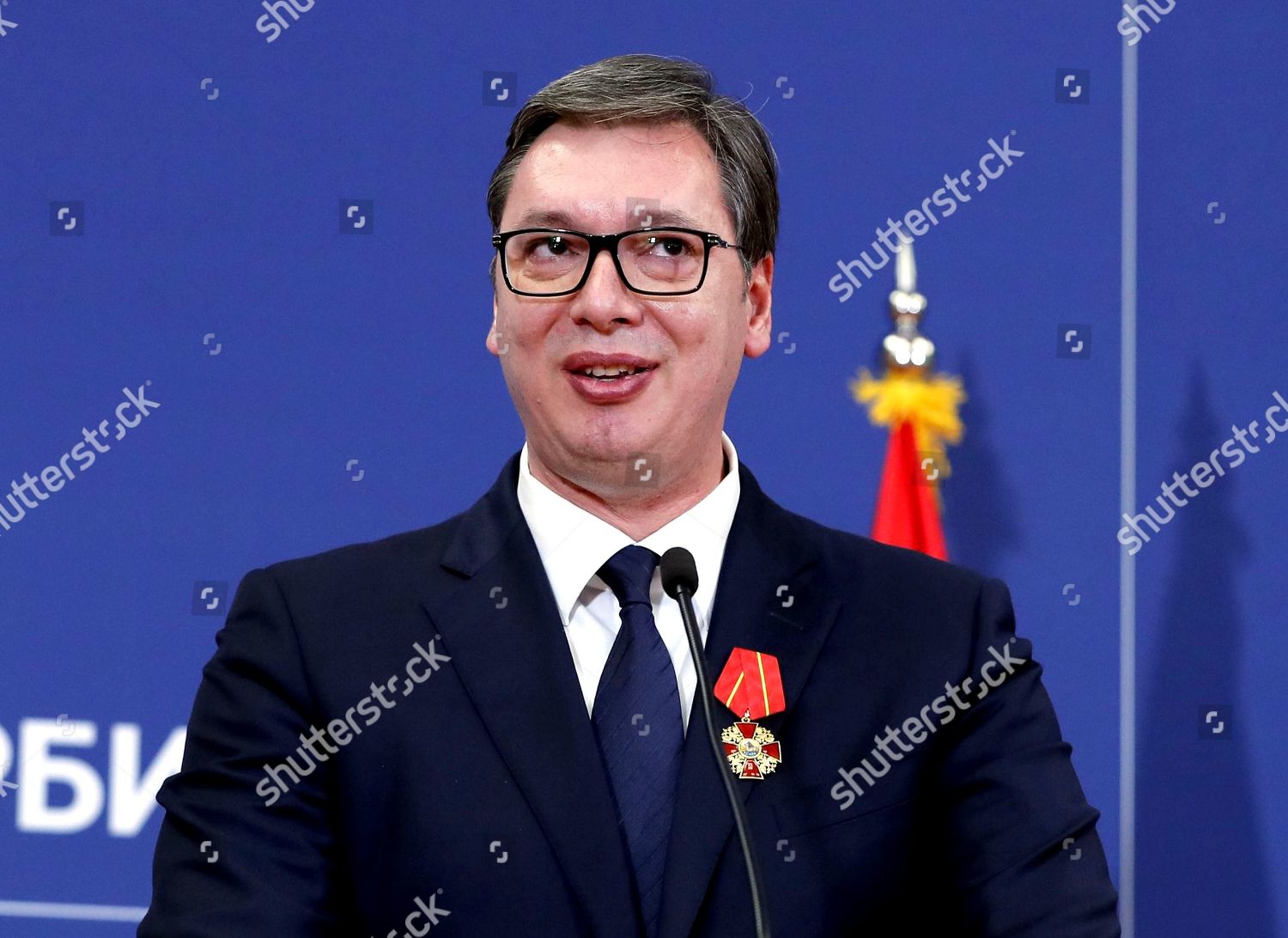 President Republic Serbia Aleksandar Vucic Editorial Stock Photo ...