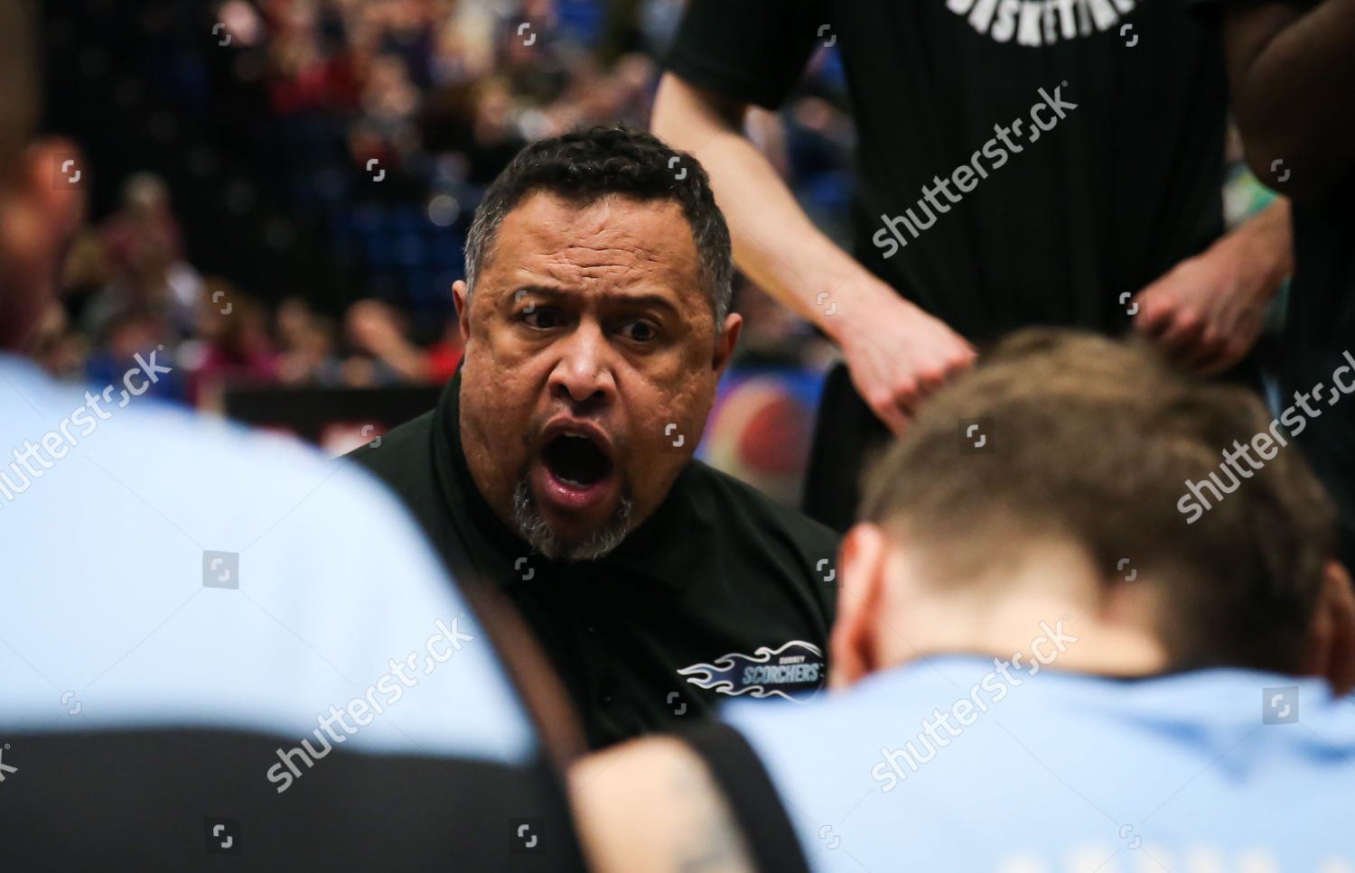 Creon Raftopoulos Surrey Scorchers Coach Talks Editorial Stock Photo ...