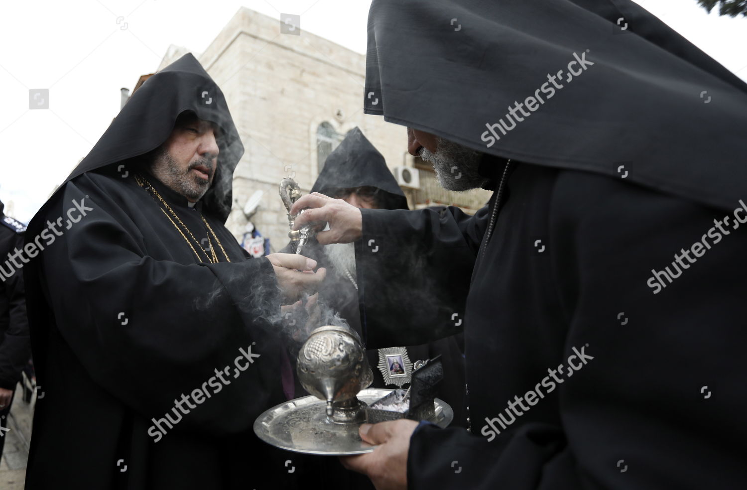 His Beatitude Nourhan Manougian Armenian Patriarch Editorial Stock ...
