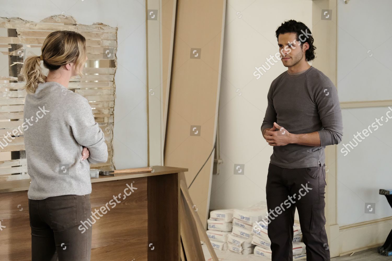 Emily Vancamp Nicolette Nevin Miles Gaston Editorial Stock Photo ...