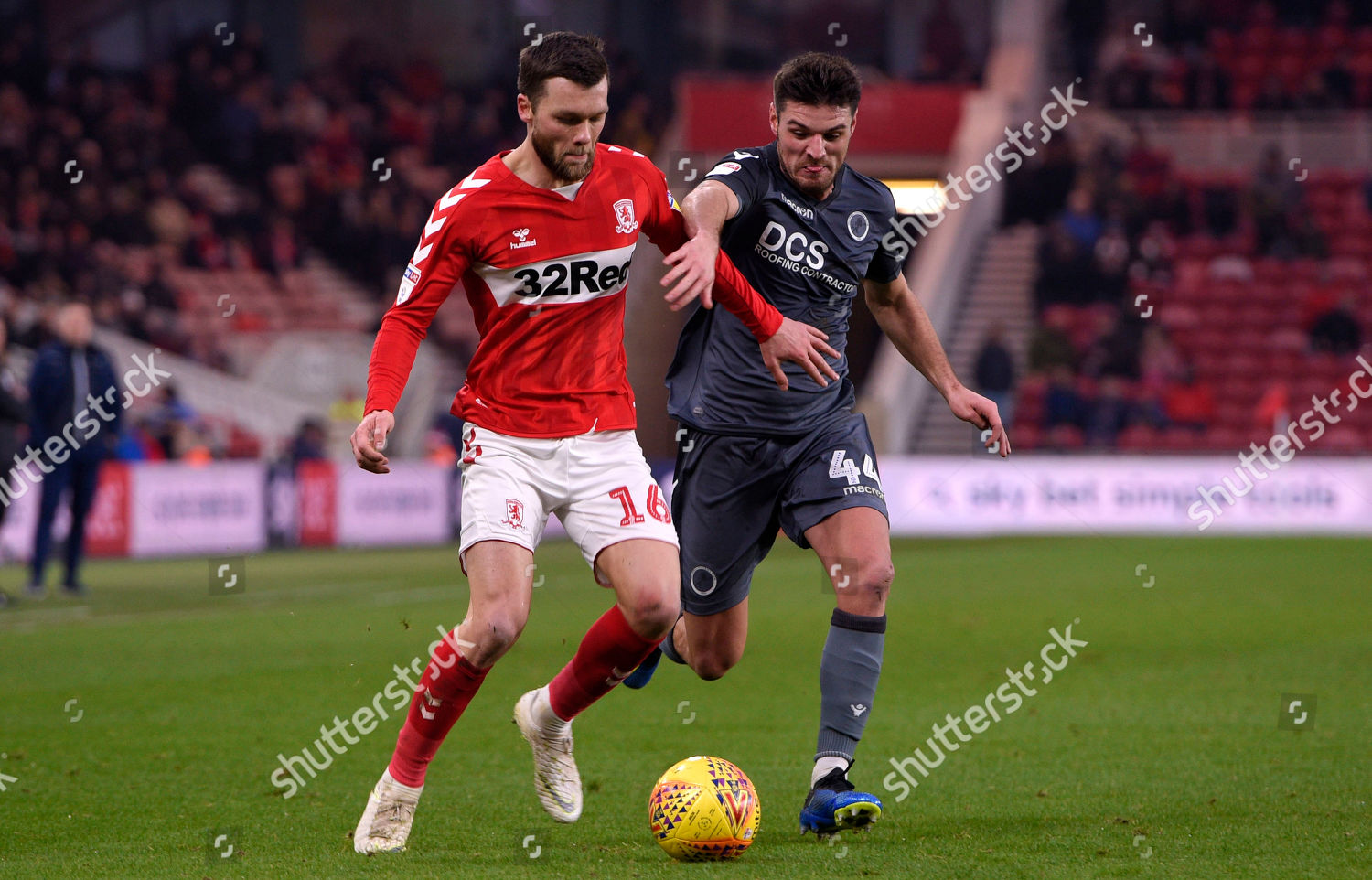 Jonny Howson Middlesbrough Ben Marshall Millwall Editorial Stock Photo ...