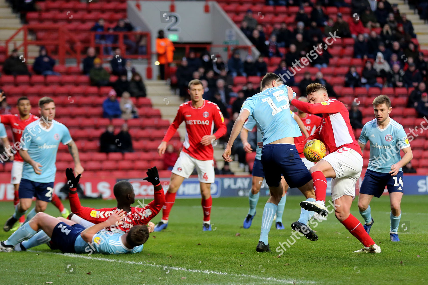Ross Sykes Accrington Charltons Patrick Bauer Editorial Stock Photo ...