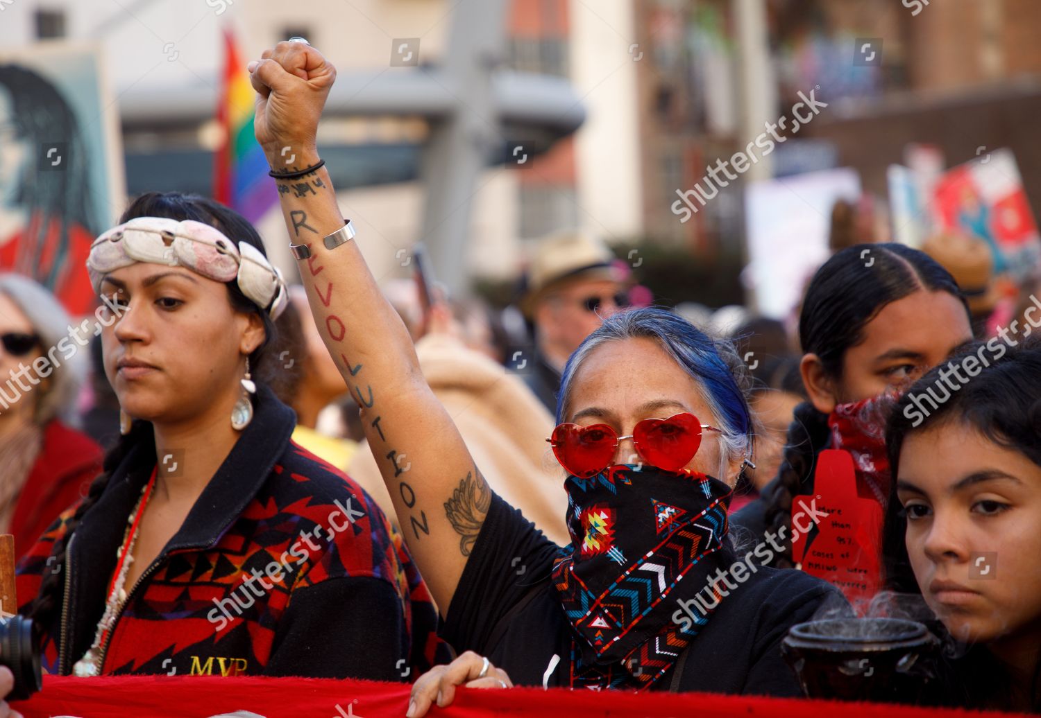 NATIVE AMERICAN ACTIVIST LYDIA PONCE C Editorial Stock Photo - Stock ...
