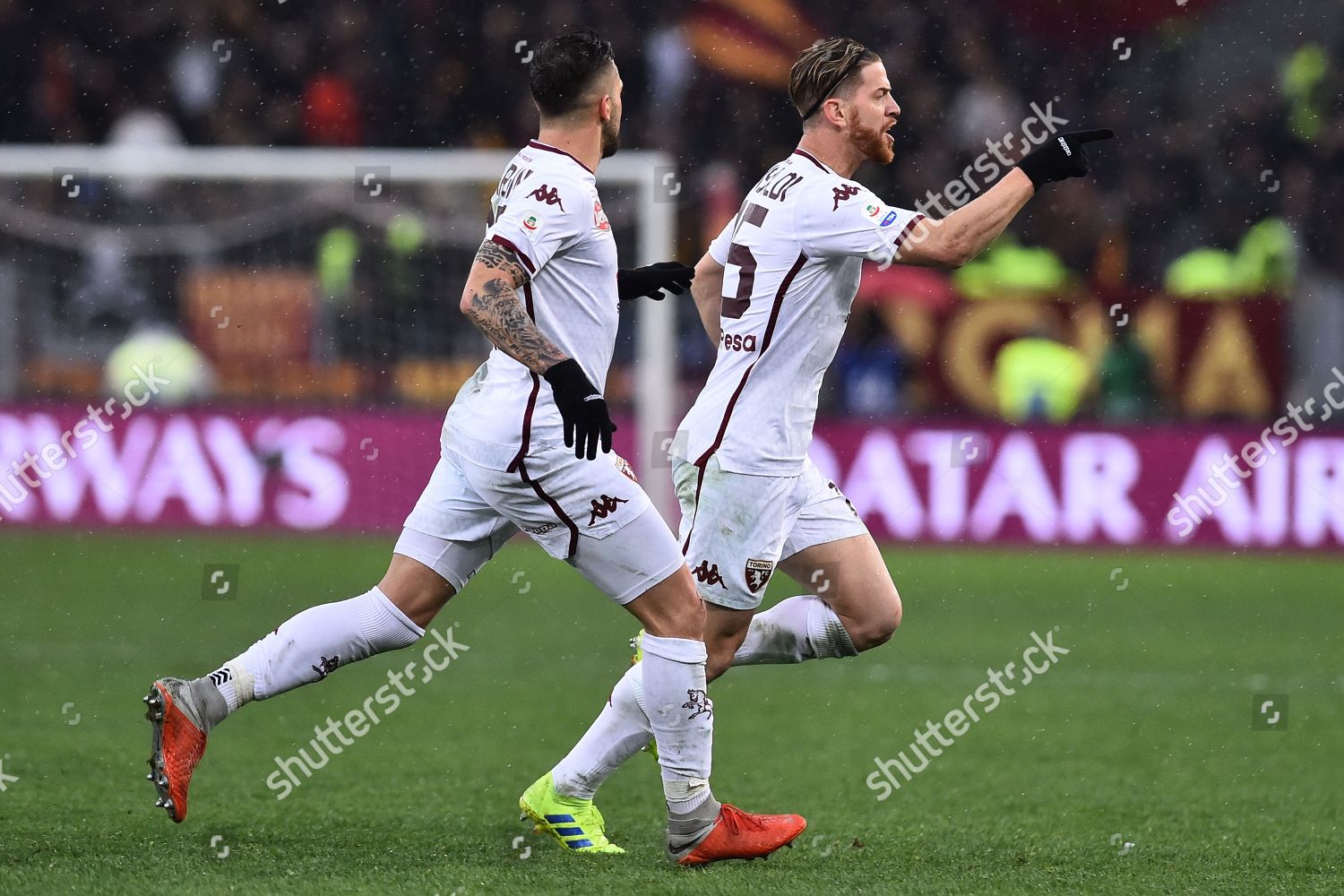 Cristian Ansaldi Celebrates After Scoring Goal Editorial Stock Photo ...