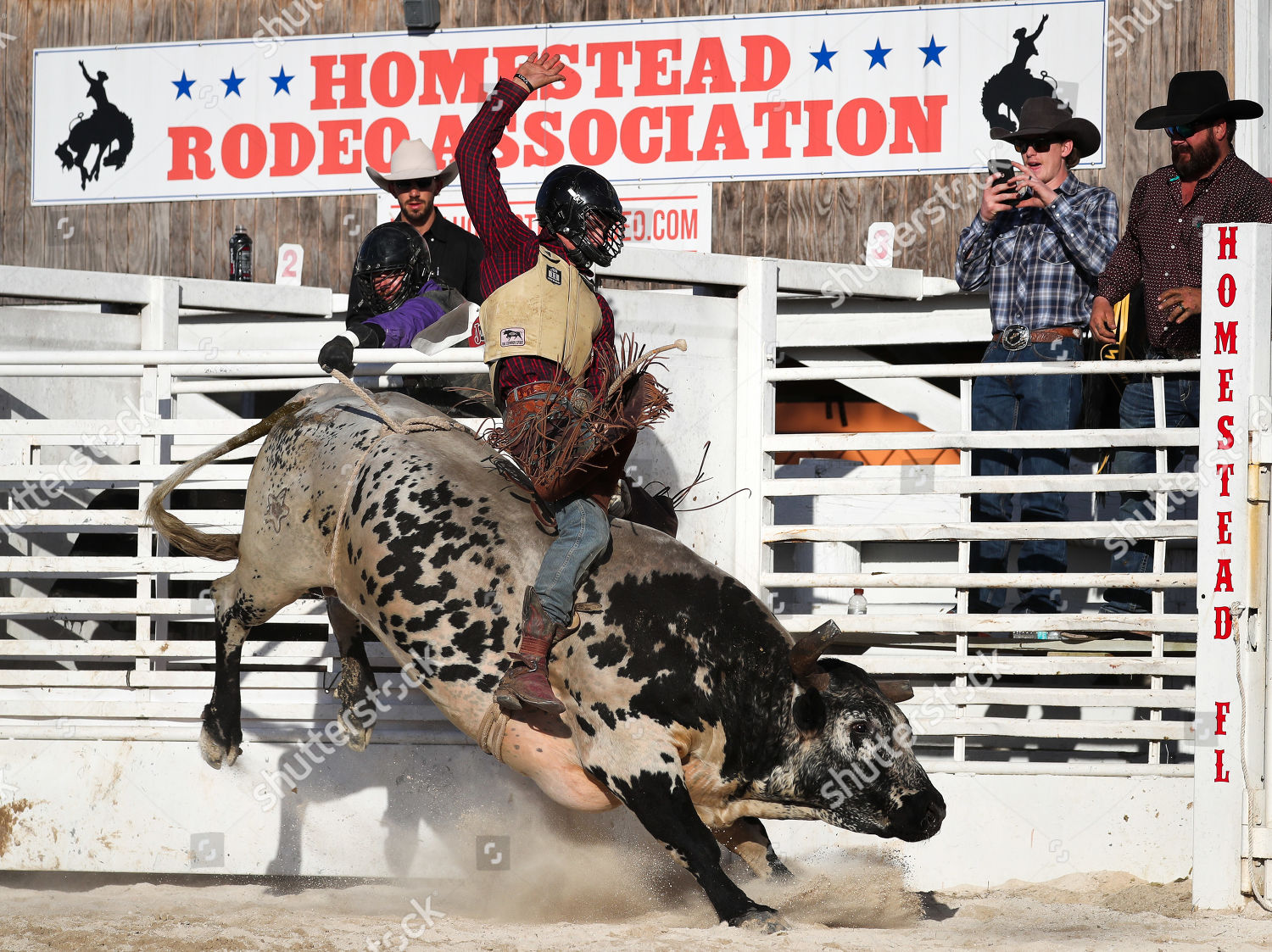 Cain Smith 152 Competes Bull Riding Editorial Stock Photo - Stock Image ...