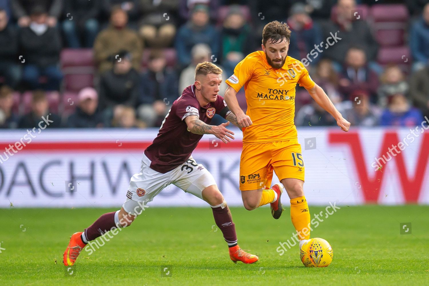 Callumn Morrison 38 Heart Midlothian Tries Editorial Stock Photo ...