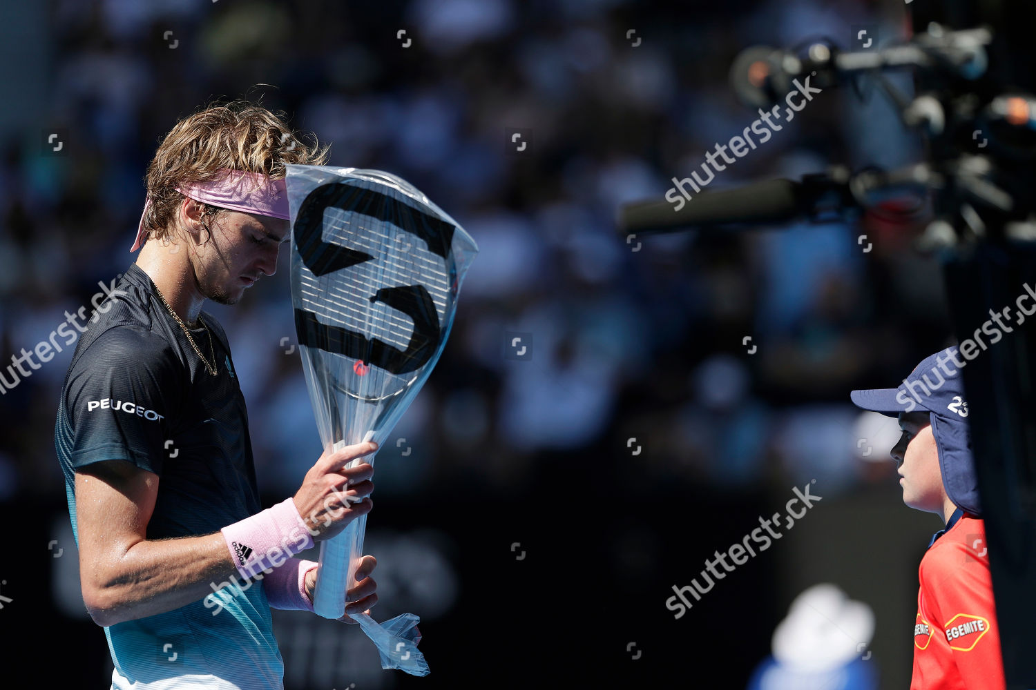 Alexander Zverev Germany Receives New Racquet Editorial Stock Photo ...
