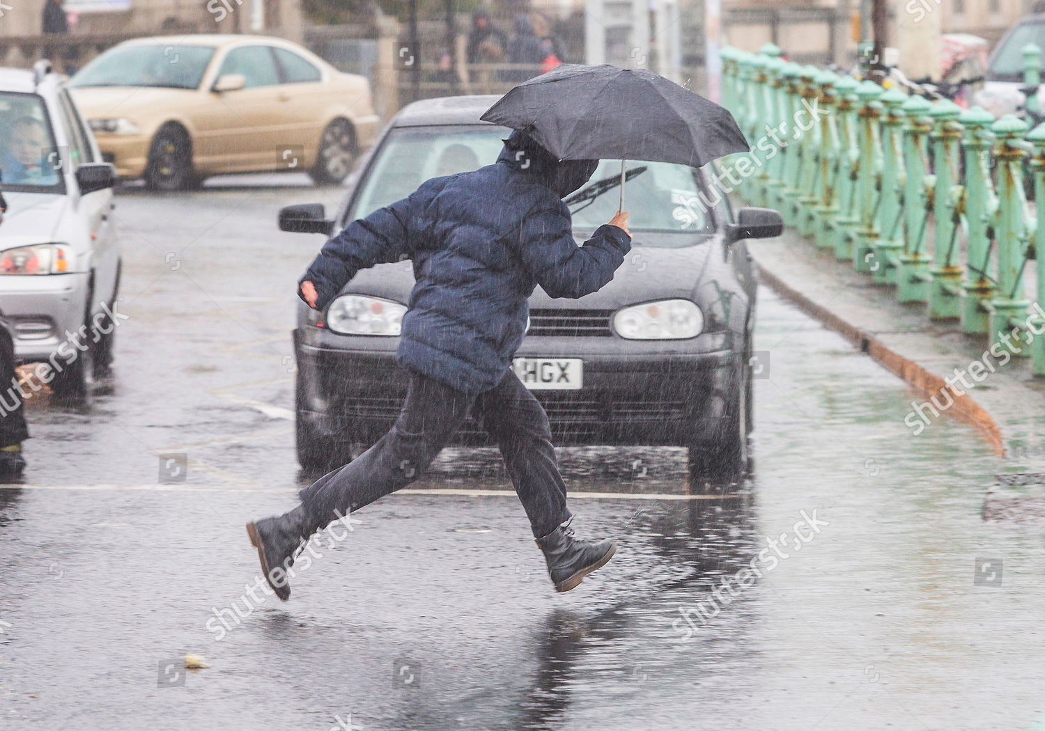 MEMBERS PUBLIC BRAVE RAIN COLD WEATHER Editorial Stock Photo - Stock ...