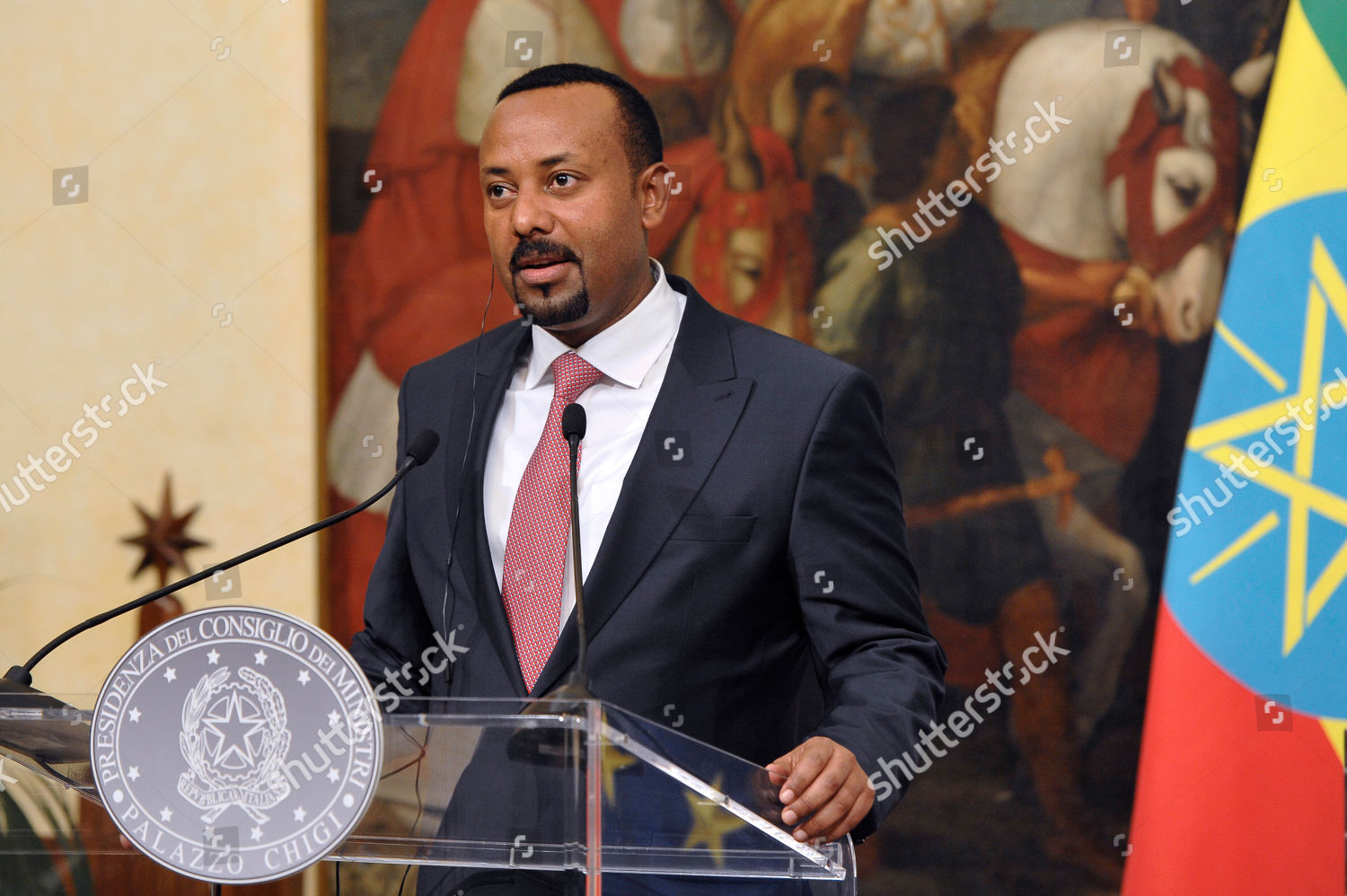 Ethiopian Premier Abiy Ahmed Editorial Stock Photo - Stock Image ...