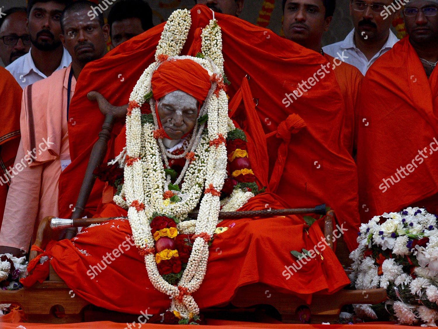 Body Indian Hindu Godman Seer Shivakumara Editorial Stock Photo - Stock ...