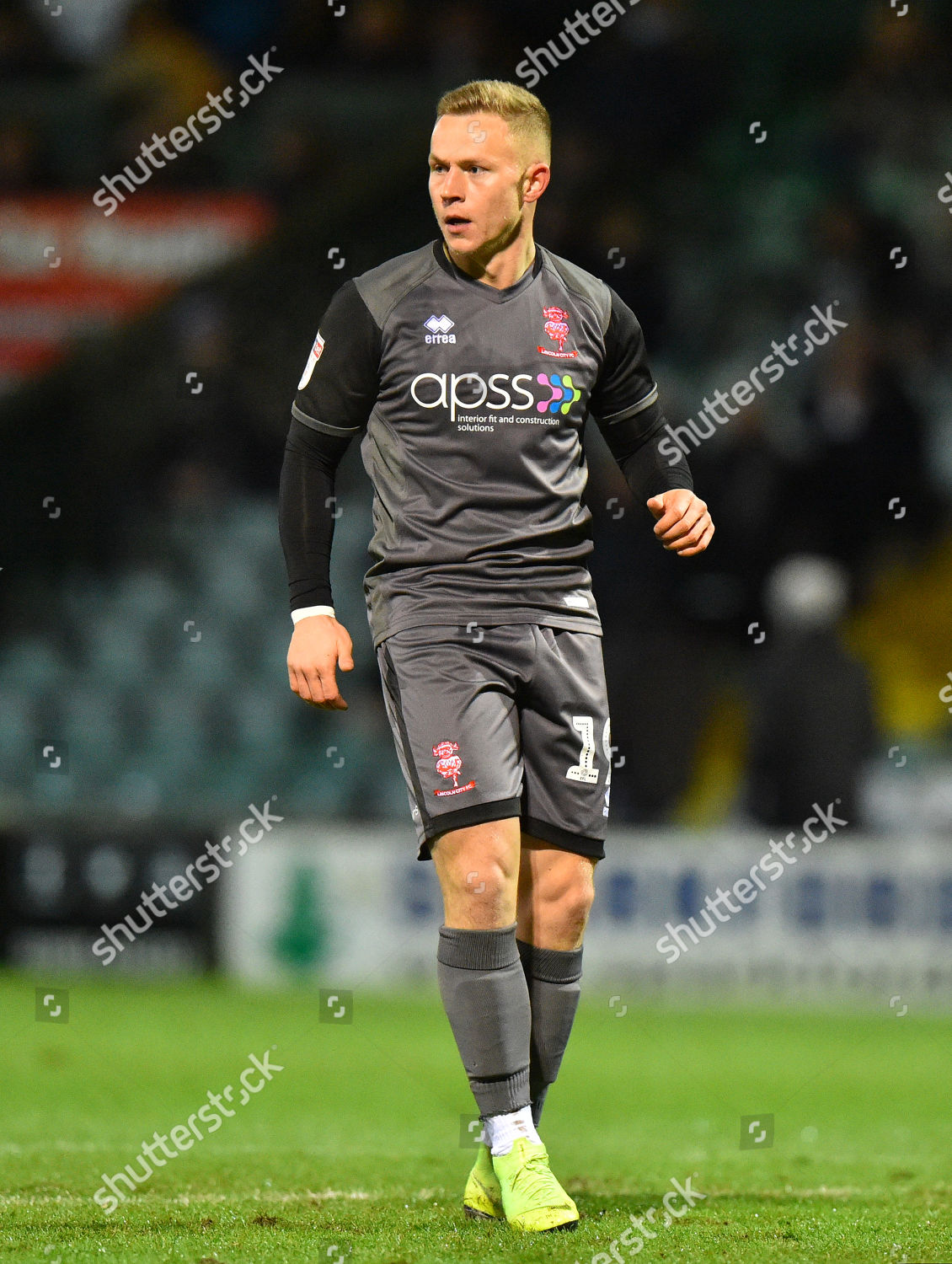 Danny Rowe 19 Lincoln City During Editorial Stock Photo - Stock Image ...