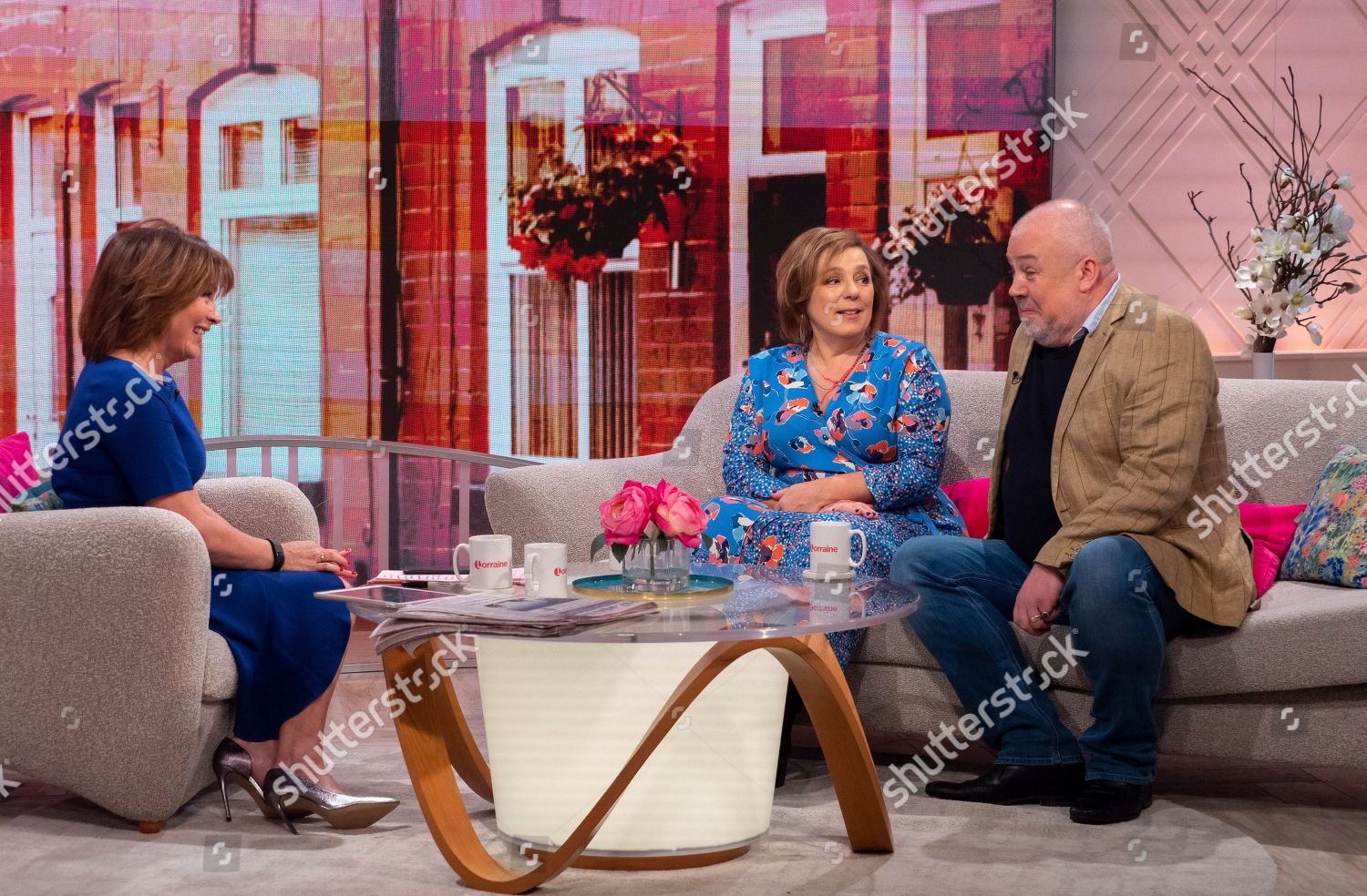 Lorraine Kelly Annabelle Apsion Cliff Parisi Editorial Stock Photo ...