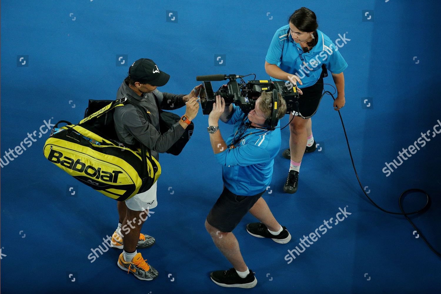 Rafael Nadal Spain Signs Camera After Editorial Stock Photo - Stock ...