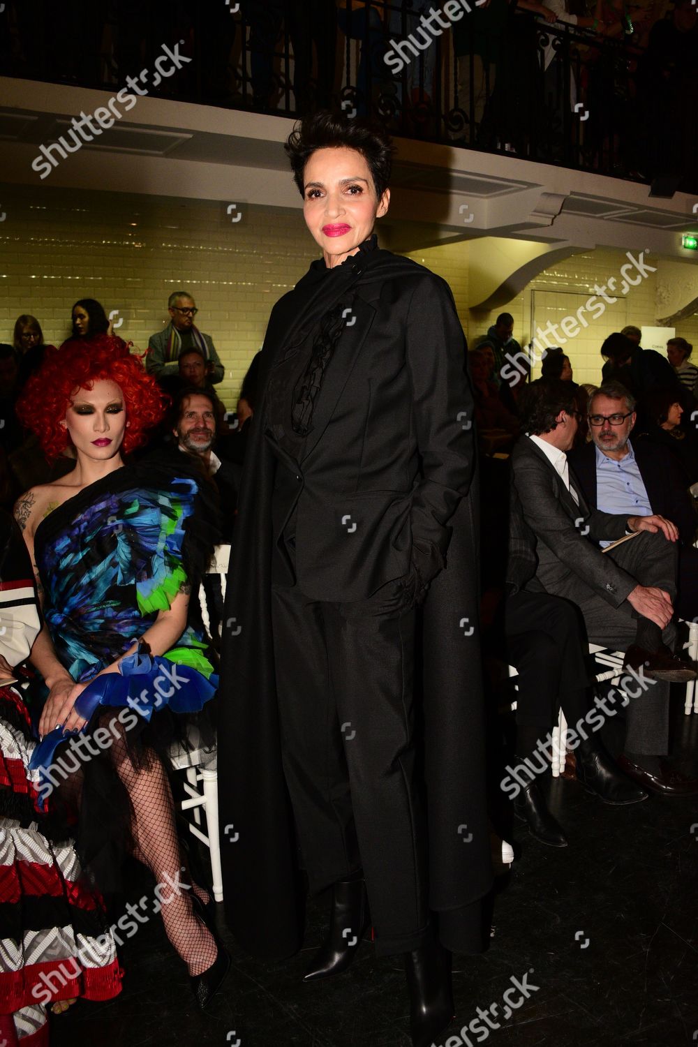 Miss Fame Farida Khelfa Front Row Editorial Stock Photo - Stock Image ...