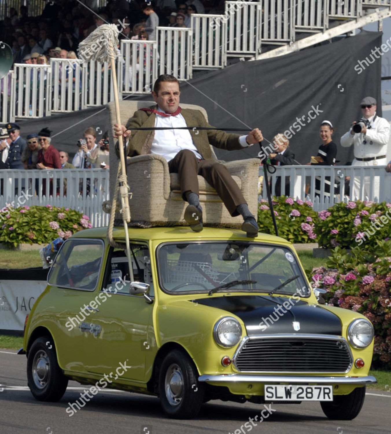Mr Bean Rowan Atkinson Driving Mini Editorial Stock Photo - Stock Image ...