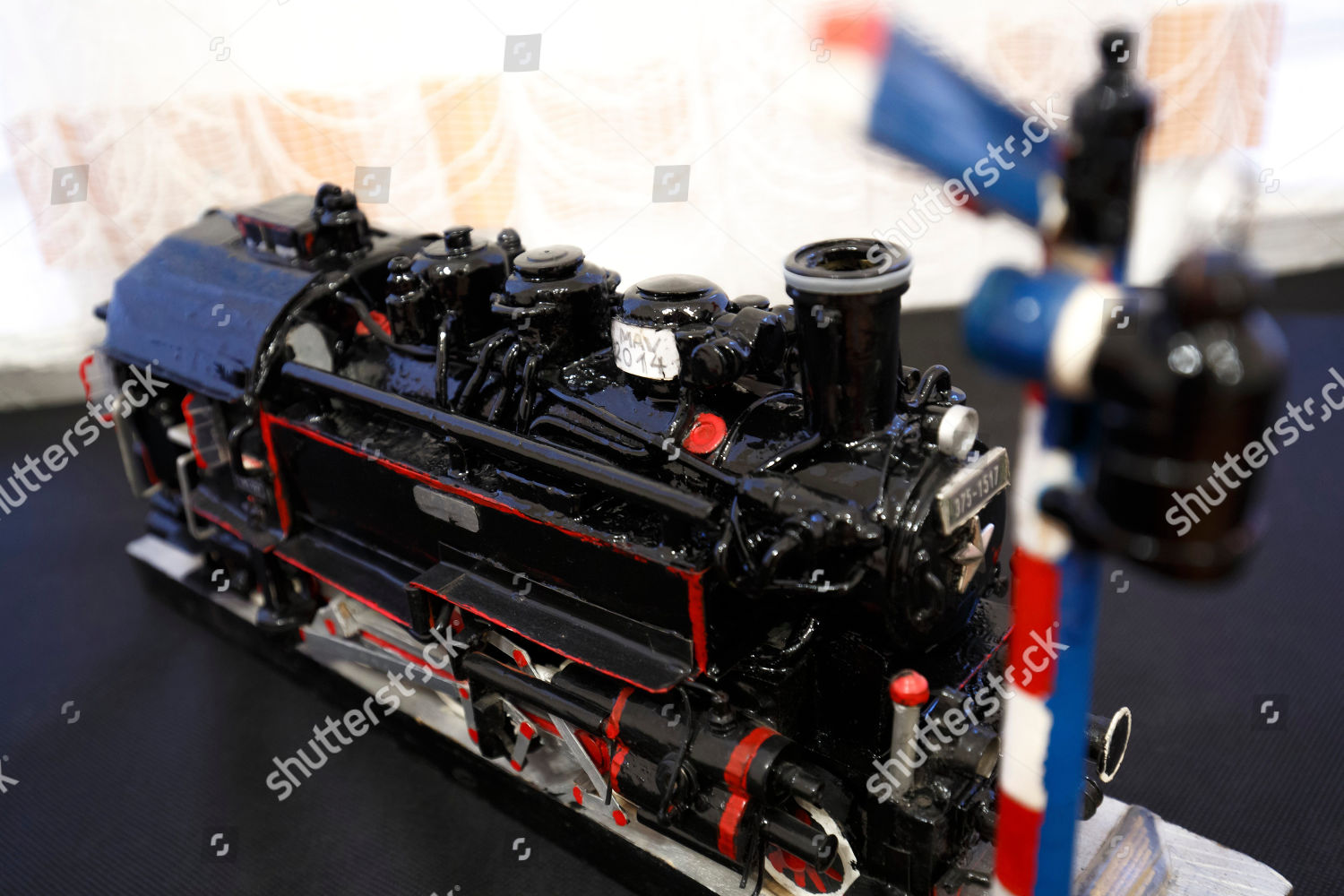 Scale Model Steam Engine On Display Editorial Stock Photo - Stock Image ...