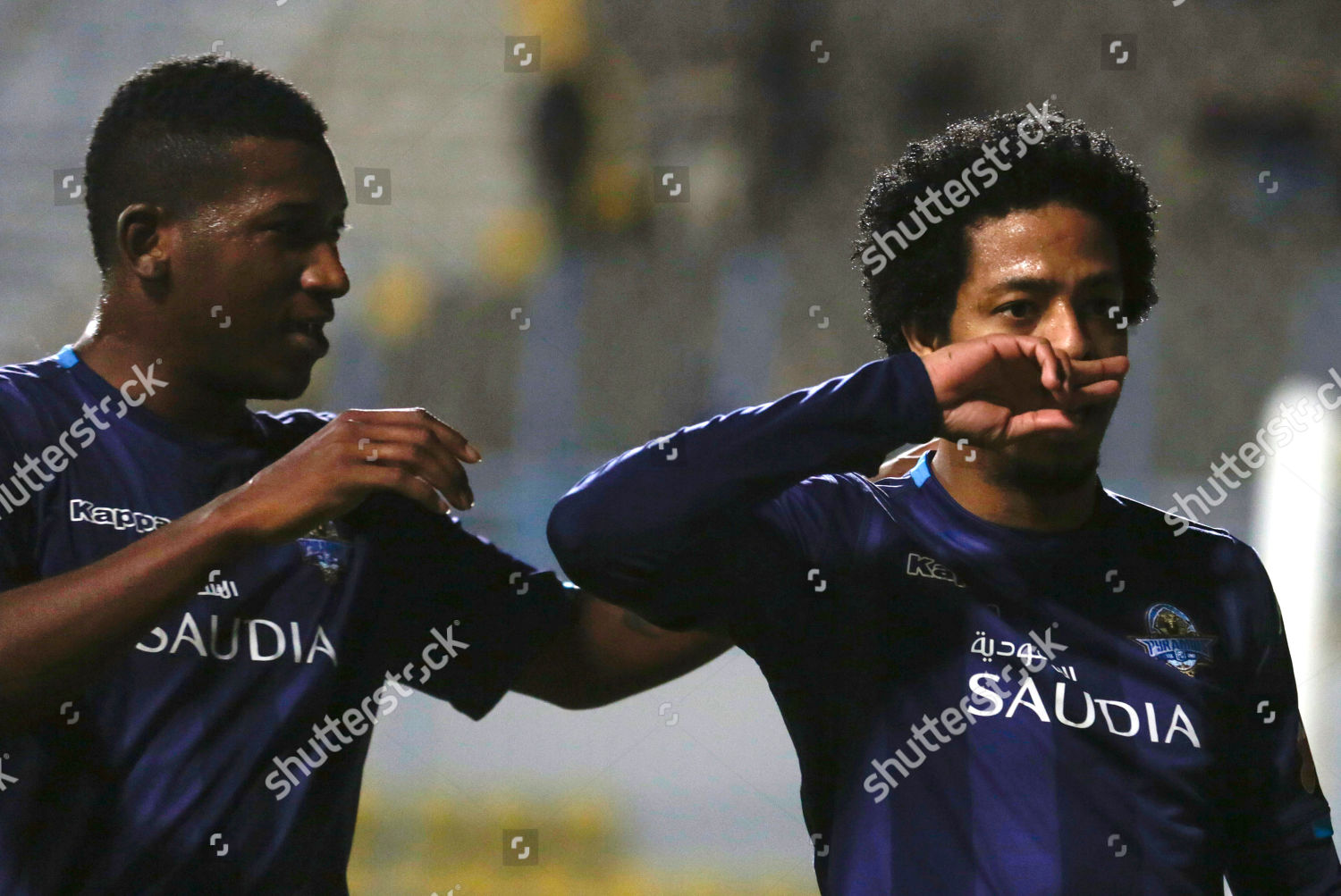Pyramids Player Keno R Celebrates Score Editorial Stock Photo - Stock ...