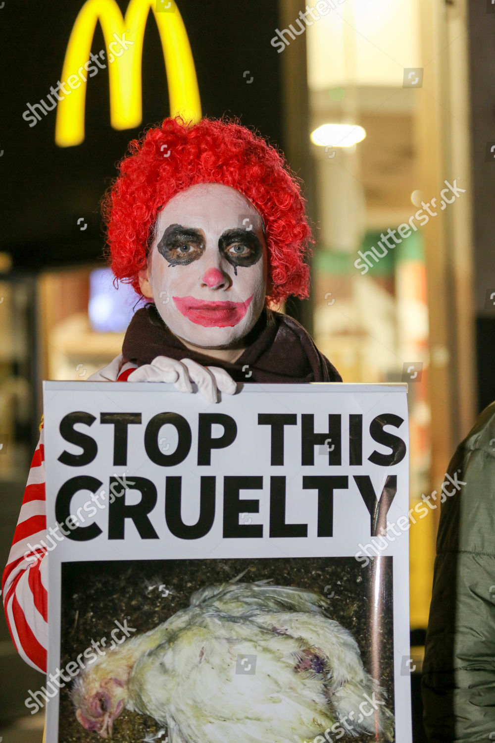 Humane League Uk Protest Tottenham Court Editorial Stock Photo - Stock ...