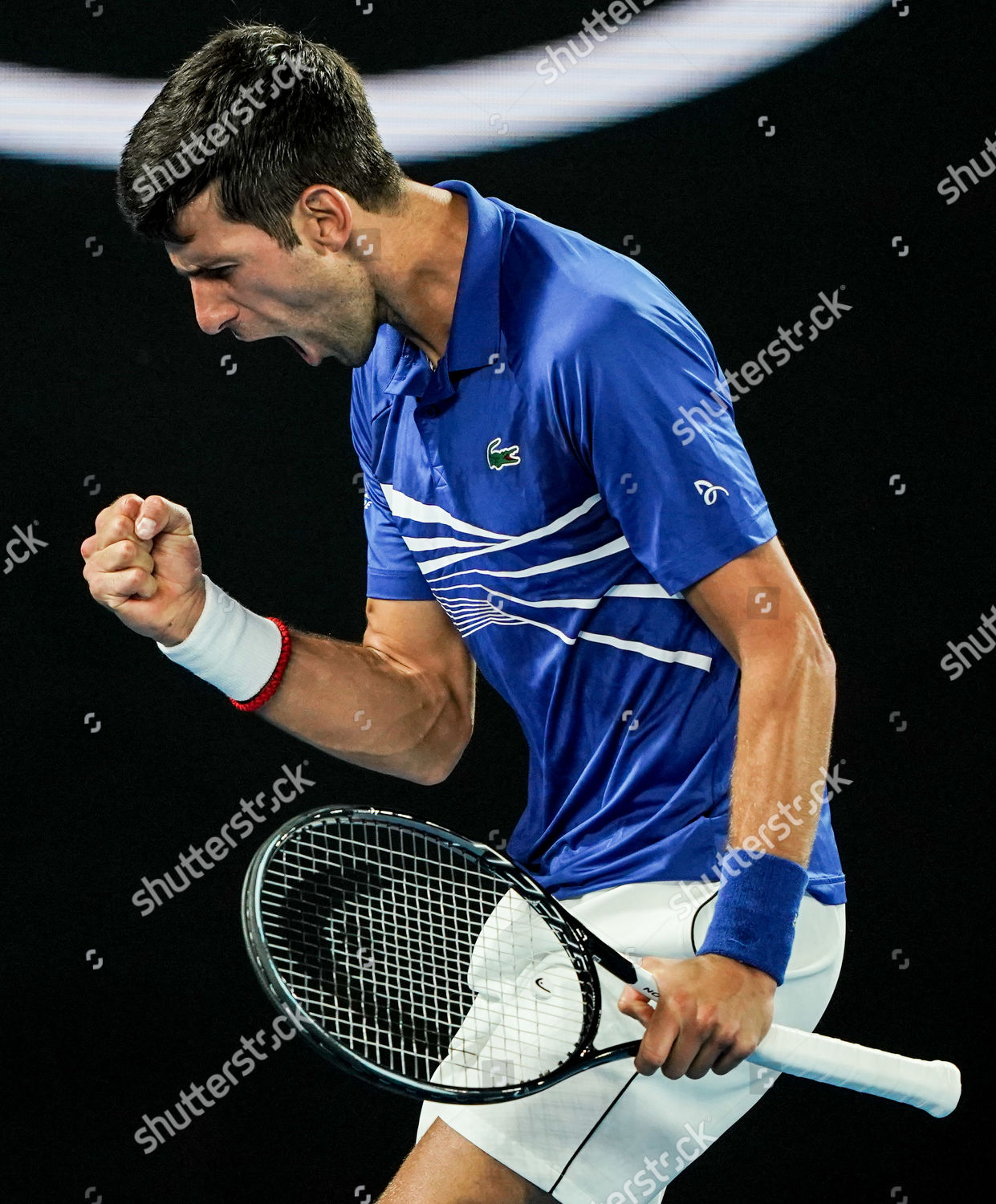 Novak Djokovic Celebrating During His Mens Editorial Stock Photo ...