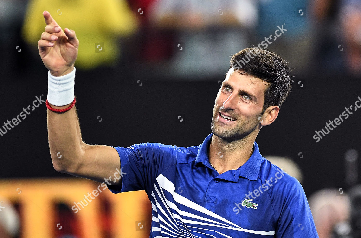 Novak Djokovic Celebrating Victory After His Editorial Stock Photo ...