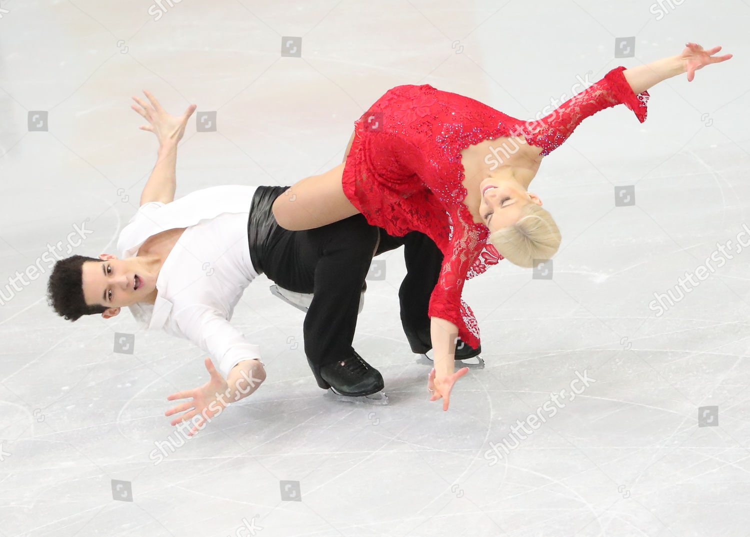 Justyna Plutowska Jeremie Flemin Poland Perform Editorial Stock Photo ...