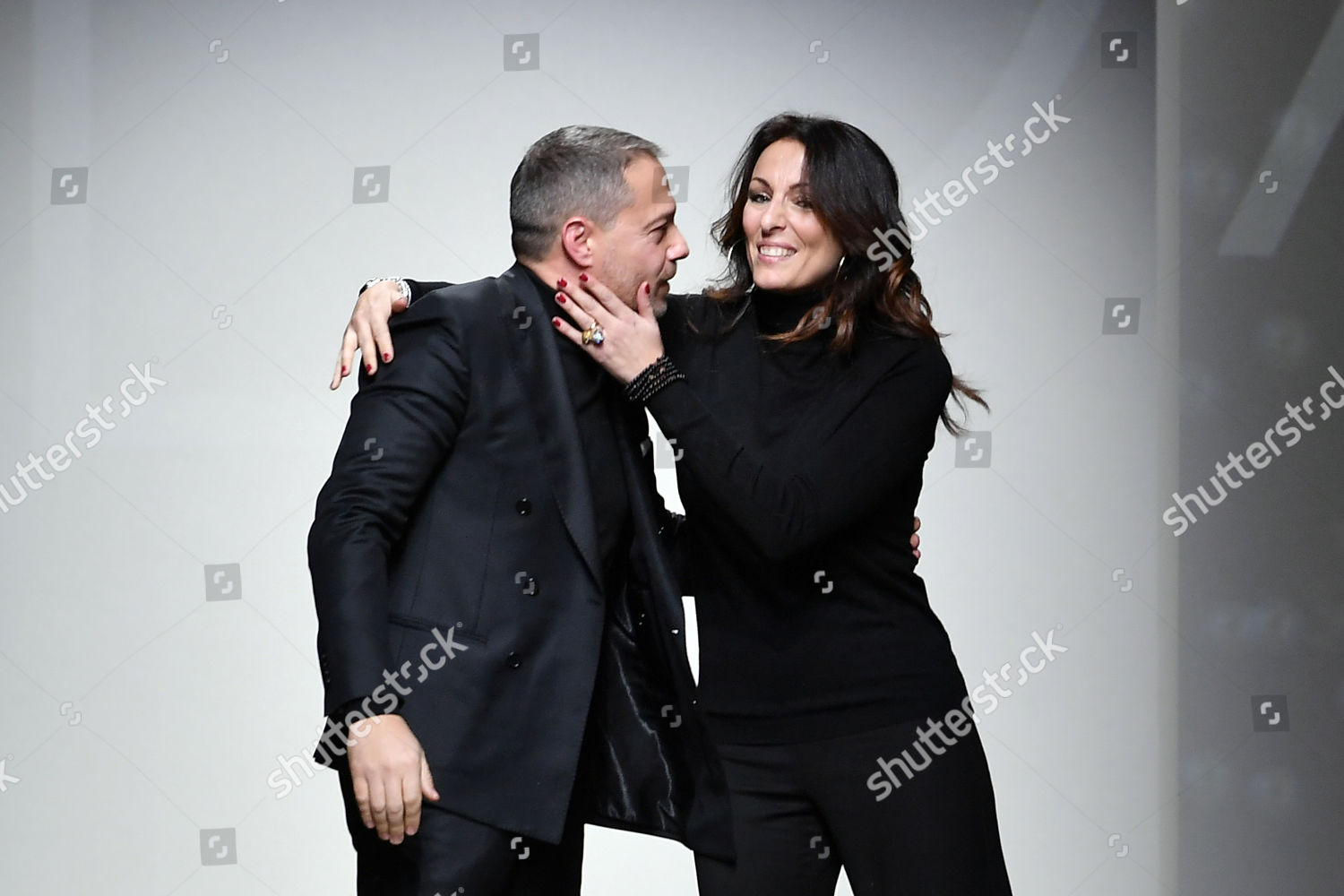 Antonio Curti Giada Curti On Catwalk Editorial Stock Photo - Stock ...