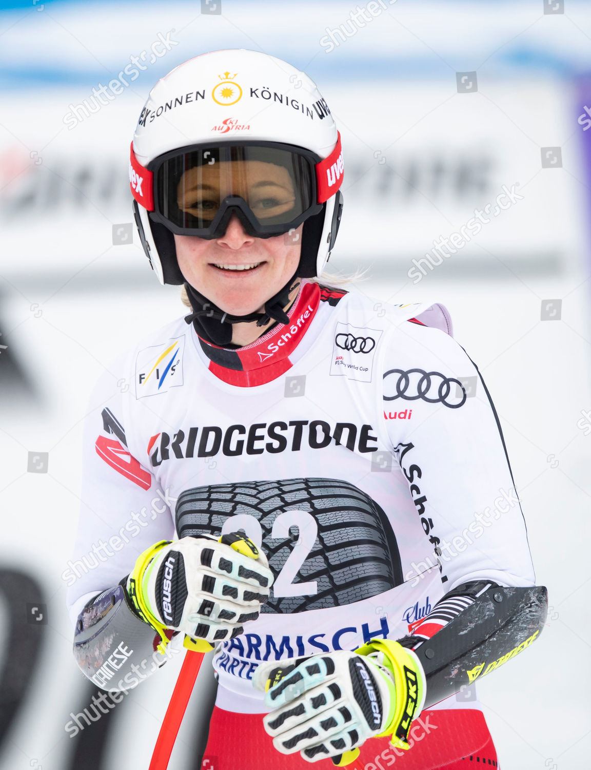 Nina Ortlieb Austria Finishes During Womens Editorial Stock Photo ...