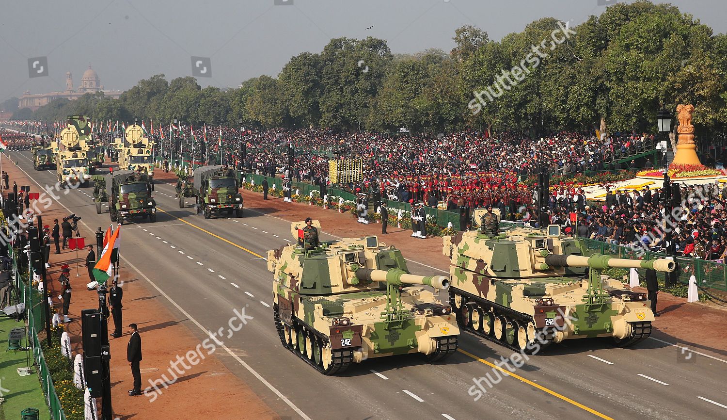 K9 Vajara Tanks Participate 70th Republic Editorial Stock Photo - Stock ...