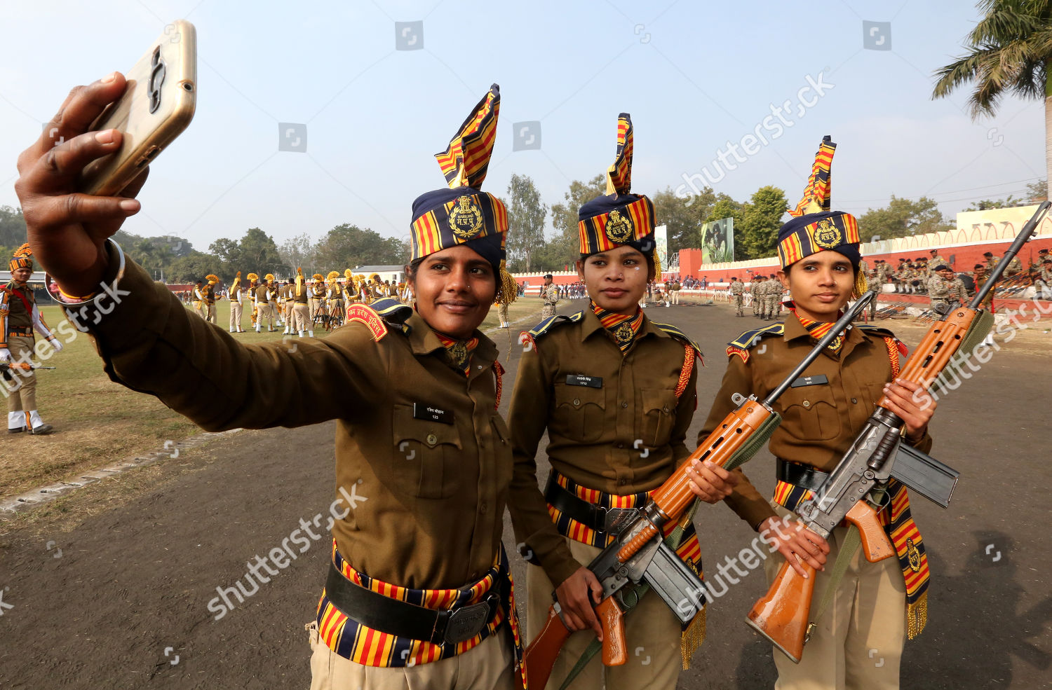 Poilce Constables Take Selfie They Take Editorial Stock Photo - Stock ...
